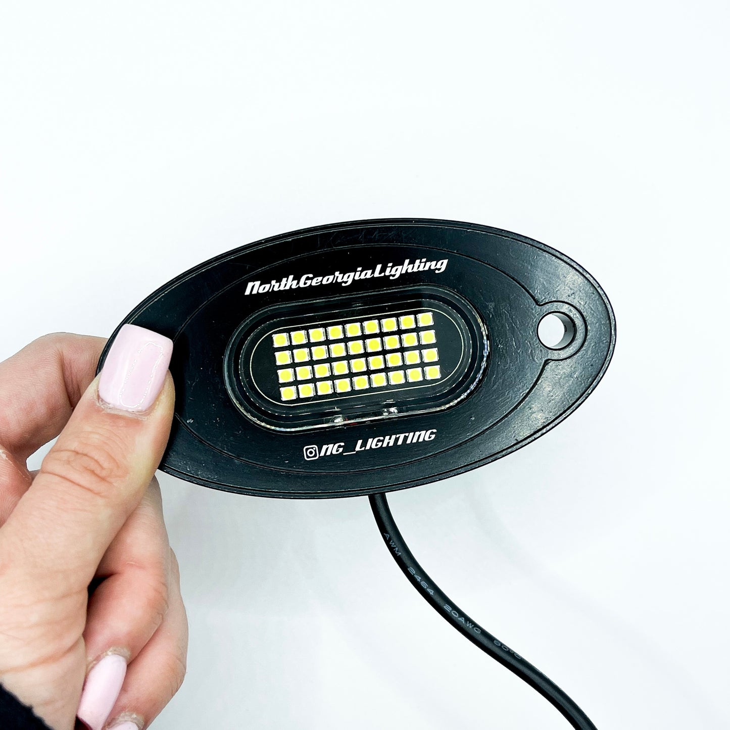 36 LED Pure White Rock Lights – North Georgia Lighting