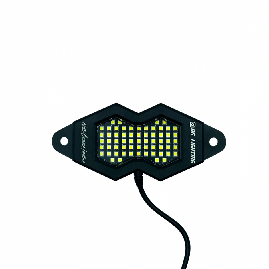 Pure White Rock Lights – North Georgia Lighting