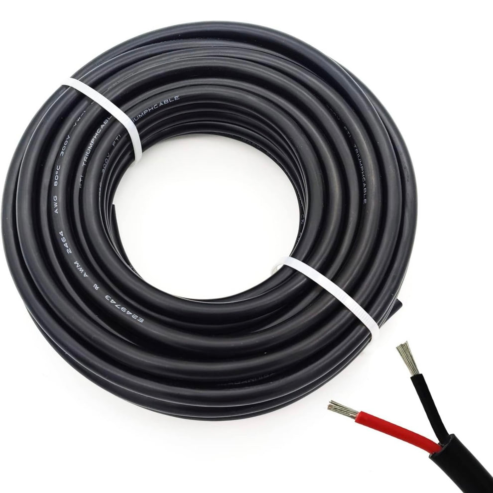 Black Encased +/- Installation Wire – North Georgia Lighting